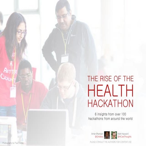 The Rise of the Health Hackathon: 6 Insights from Hackathons Around the ...