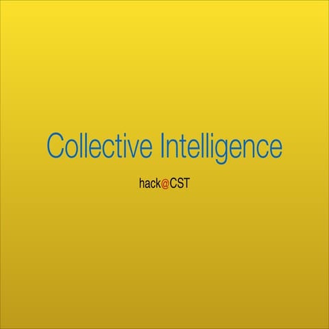 Collective Intelligence | PPT