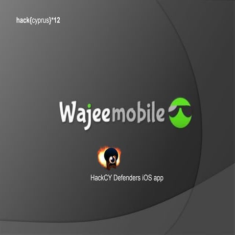 Hack cy 2012 presentation | PPTX