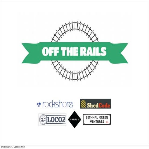 Hackday presentation by Jamie Andrews | PPT