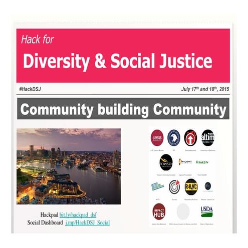 Hack for Diversity and Social Justice | PPT | Free Download