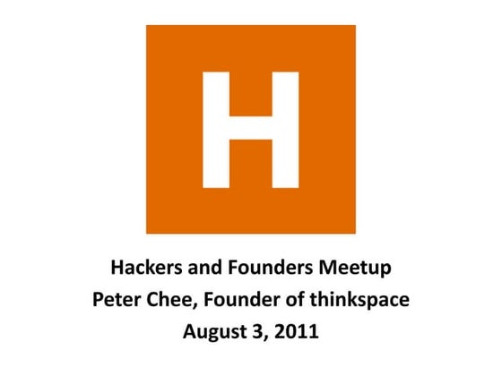 Peter Chee, Founder and ceo at thinkspace at Thinkspace