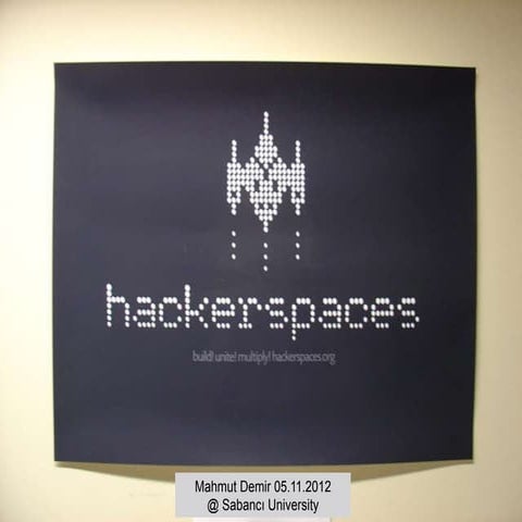 Hackerspaces | PPTX | Computing | Technology & Computing