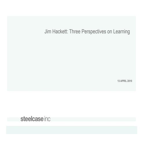 Designing Performance at Steelcase | PDF