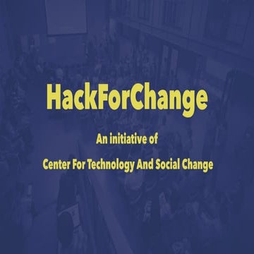 HackForChange by CTSC | PDF
