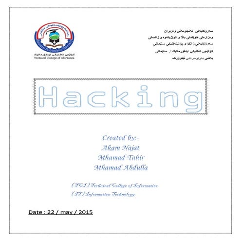 Hacking | PDF | Internet for Beginners | Internet