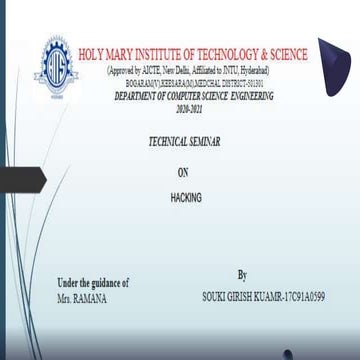 Hacking Technology | PPTX