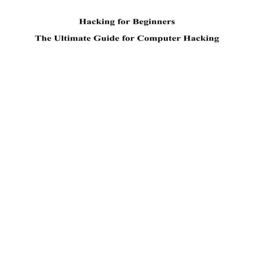 ICT Form 4: Hacking