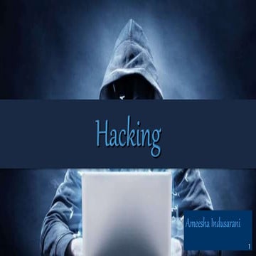"Hacking" | PPT
