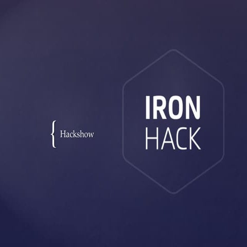 Ironhack IOS Bootcamp 2015 Hackshow | PPTX
