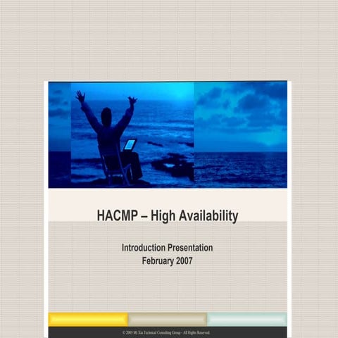 Hacmp – high availability pdf | PPT