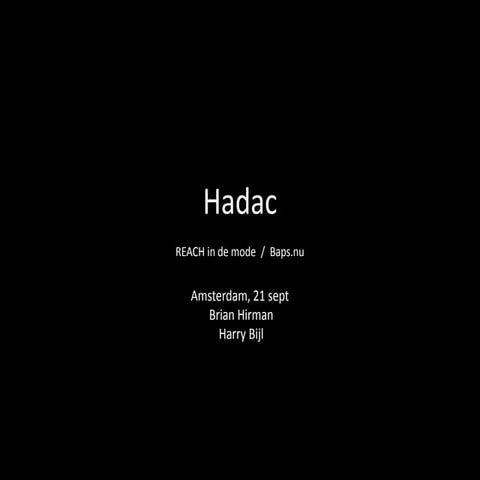 Hadac | PPTX