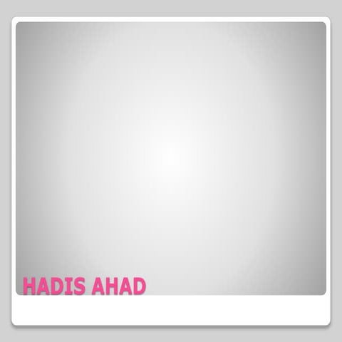 Hadis ahad | PPTX