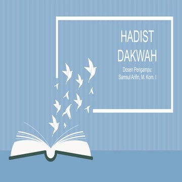 Hadis dakwah k1 | PPTX