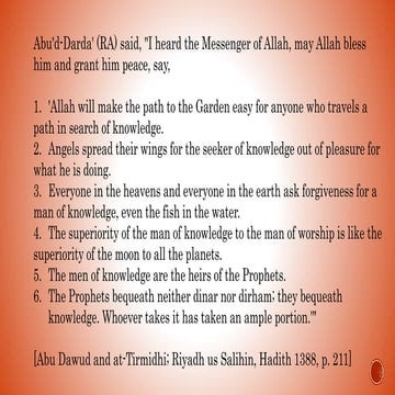 Hadith knowledge | PPT
