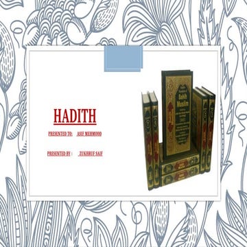 hadith aboiuyt yui bhgg hjkljkh hggjg jhkhk | PPT