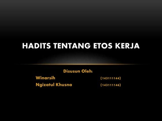 PAI SMK kls X Bab 2 ETos Kerja Islam.pptx