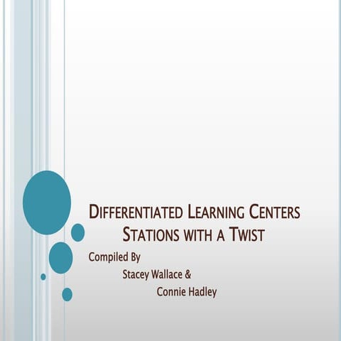 Hadley Differentiated Learning Centers | PPTX