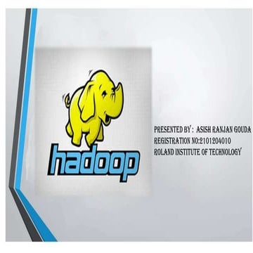 Hadoop.pdf sjsisoskfhrhokakshrhrjekwkehdhrjr | PPT