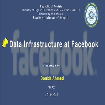 Data infrastructure at Facebook | PPT
