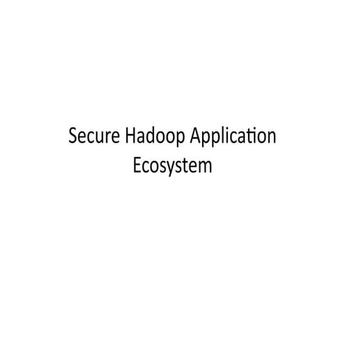 Hadoop Security Pdf Cloud Computing Internet