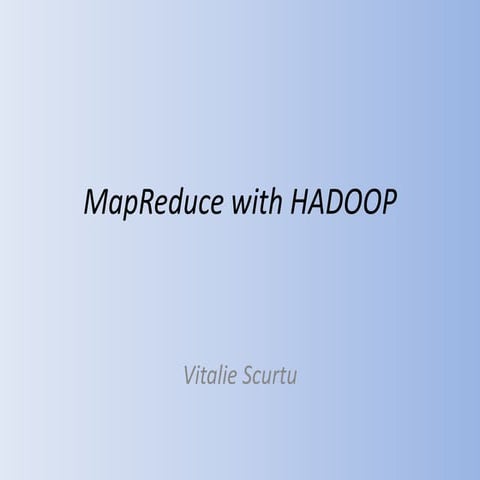 Mapreduce With Hadoop Ppt