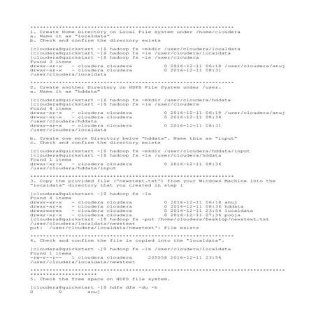Hadoop Assignment 1 Pdf