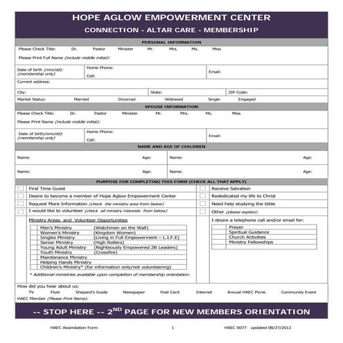 Application Form (SHINE) | DOC