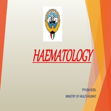 Haematology | PPTX