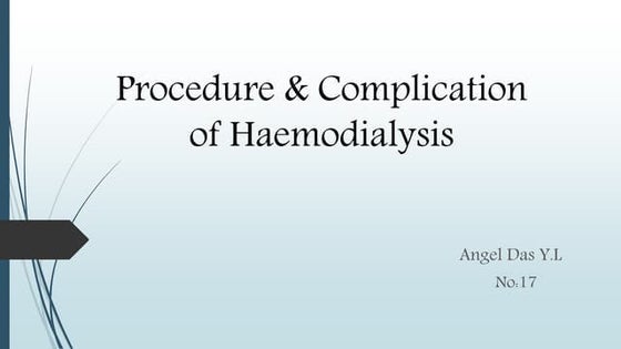 Hemodialysis | PPT