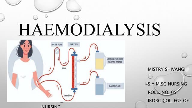 HEMODIALYSIS MACHINE | PPTX