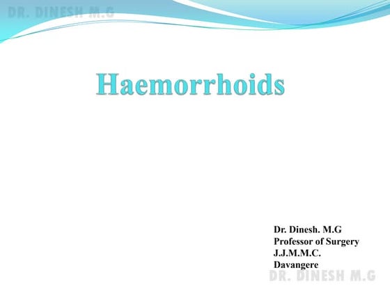 haemorrhoid | PPT