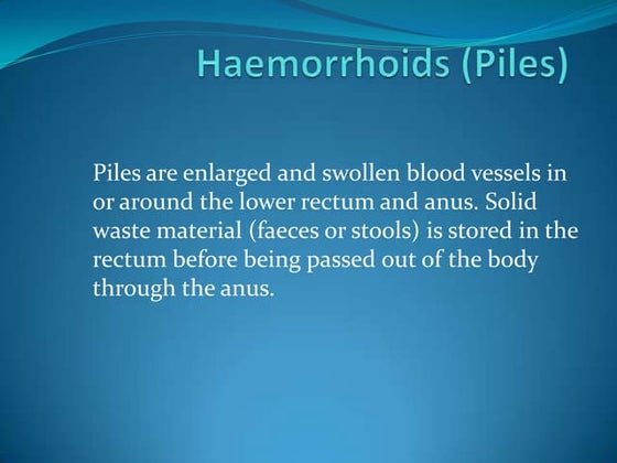 Piles (Hemorrhoids) | Dr. Chintamani Godbole | Colorectal Surgeon | PPT
