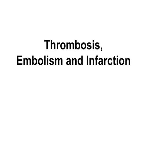 Haemostasis, Thrombosis, Embolism, infarction....pdf