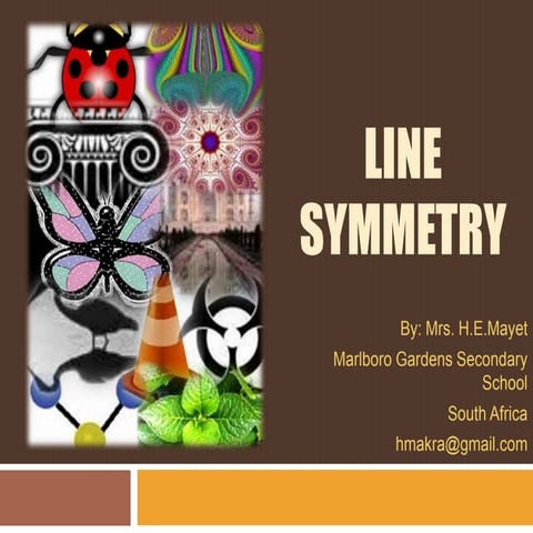 Line Symmetry | PPTX | Beadwork | Arts and Crafts