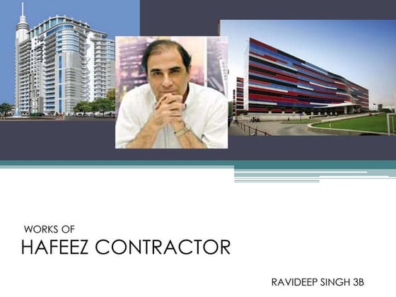 Hafeez contractor | PPT