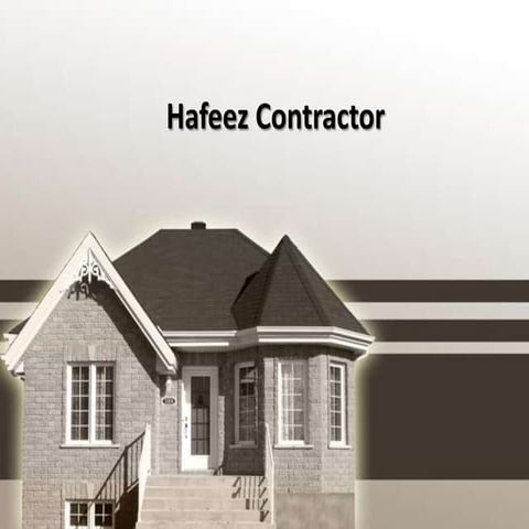 Hafeez Contractor An Indian Architect | PPTX