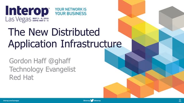 The New Open Distributed Application Architecture Ppt 8181