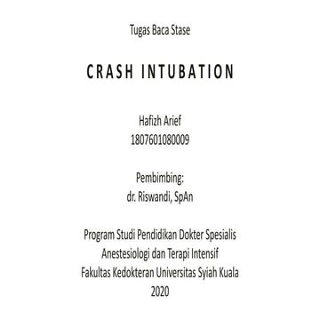 Hafizh Arief - Kum - Crash Intubation.pptx
