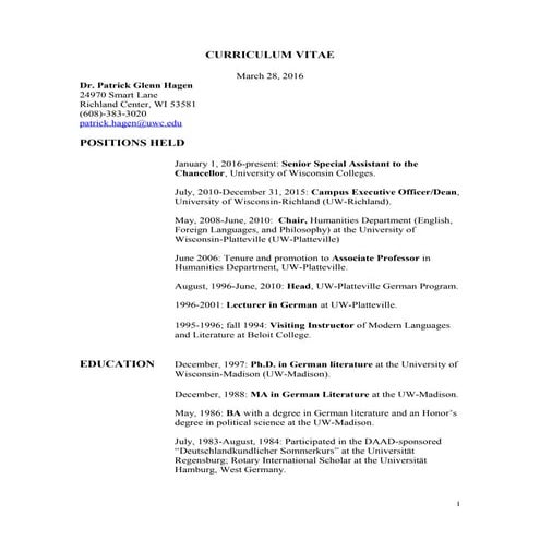 Harding Functional Resume | DOCX