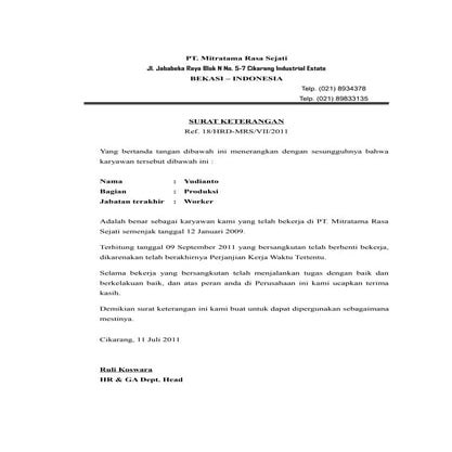 Format dan Kop | PDF