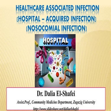 Hospital acquired infections | PPTX