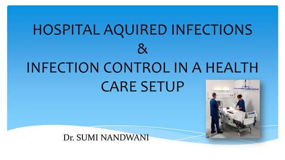 Hospital infection control committee | PPTX