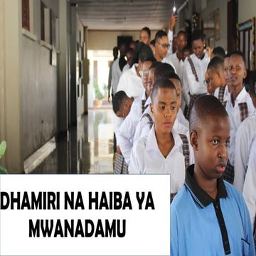 HAIBA- THE CHARACTER OF HUMAN BEINGS IN SWAHILI.pptx