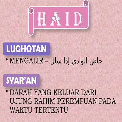 Memahami tentang HAID bagi wanita dengan baik.pptx