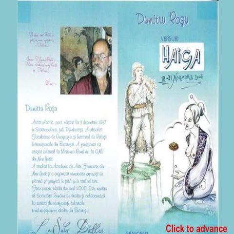 Haiga -dumitru rosu, vali iancu | PPT