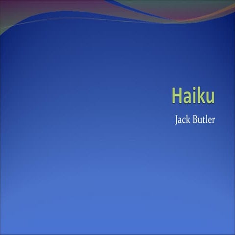 Haiku | PPT