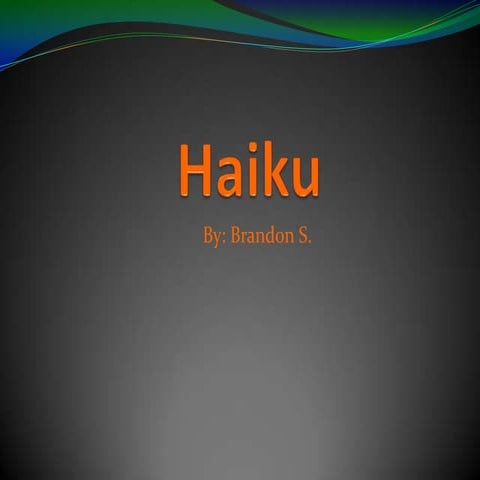 Haiku | PPTX