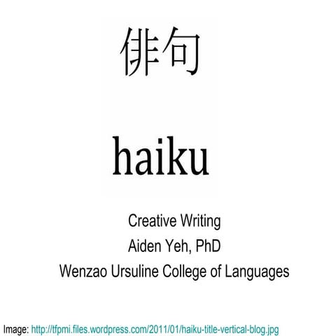 Haiku | PPT
