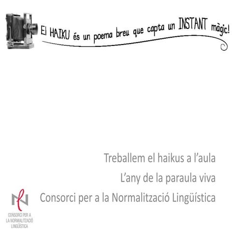 Treballem el haiku a l'aula | PDF